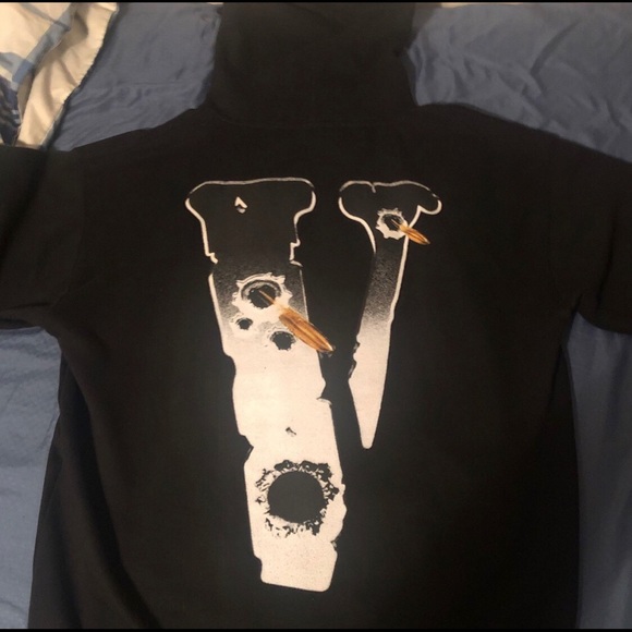 VLONE | Other | Pop Smoke X Vlone Hawk Em Black Hoodie | Poshmark